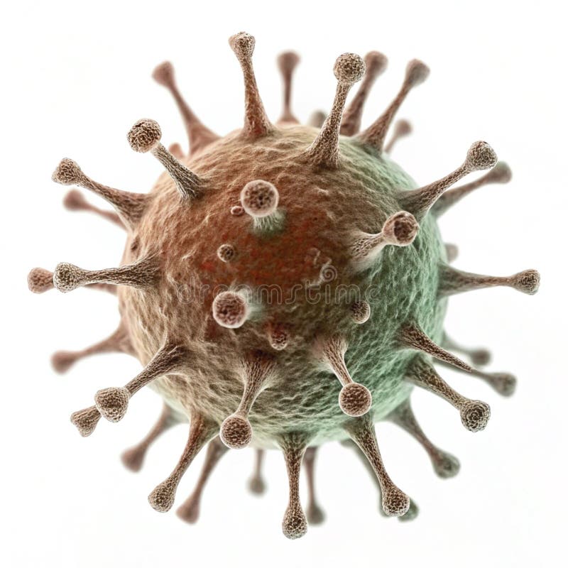 Microbe on Transparent Background Stock Illustration - Illustration of ...