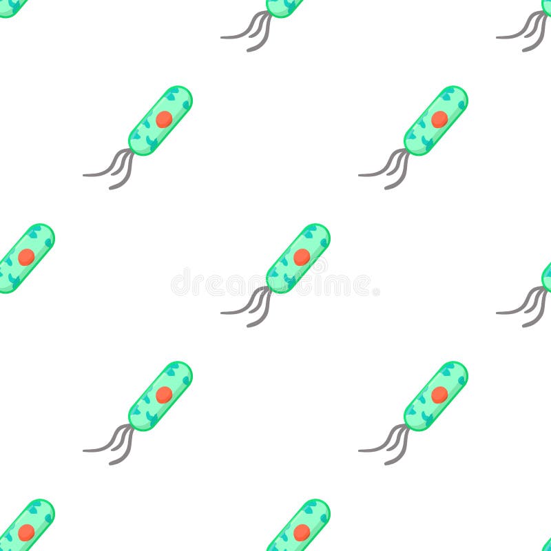 Microbe Pattern Seamless Vector Stock Vector - Illustration of virus ...