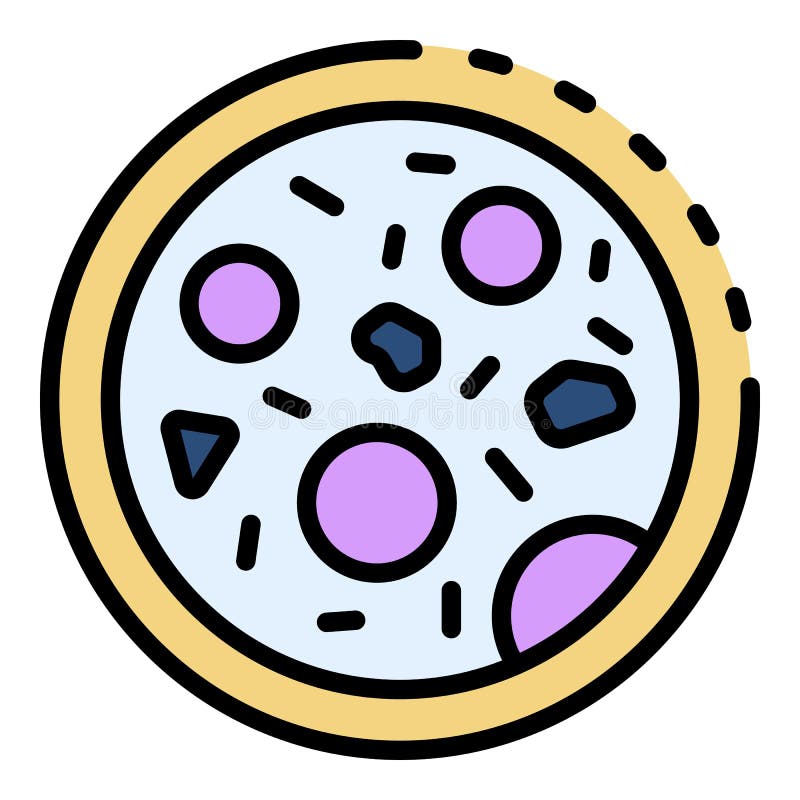 Microbe Under Microscope Icon Color Outline Vector Stock Vector ...