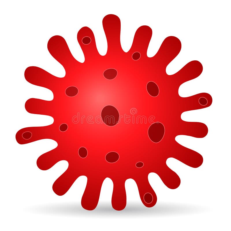 Microbe vector cartoon stock vector. Illustration of cartoon - 207370048