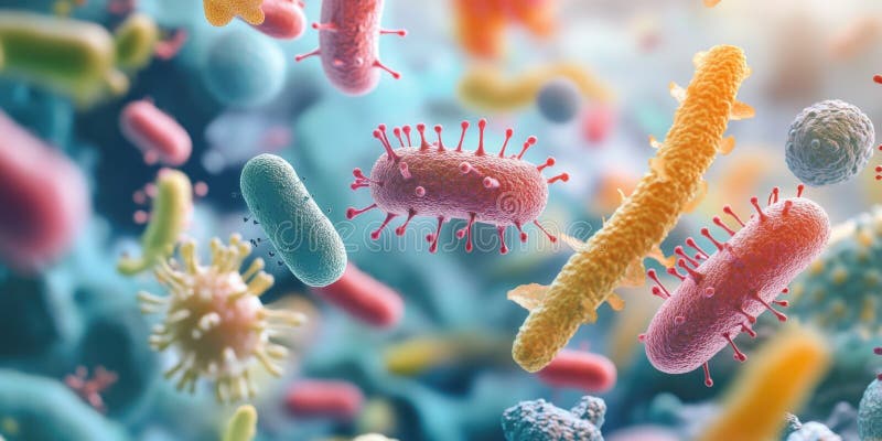 Microbes cluster close-up stock photo. Image of tiny - 379992816