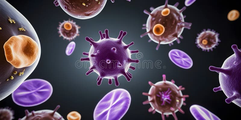 Microbes Under a Microscope Stock Image - Image of cell, microbe: 324436873