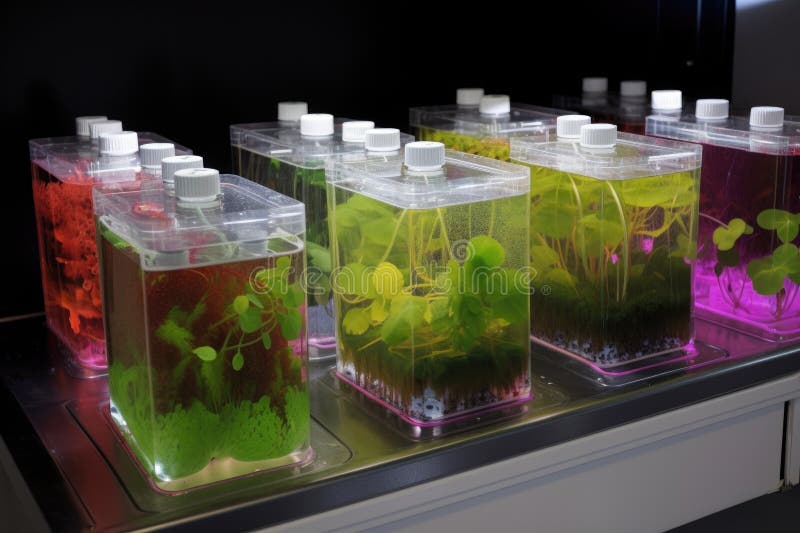 Microbial Cultures Growing in 3d Tissue Culture System Stock ...