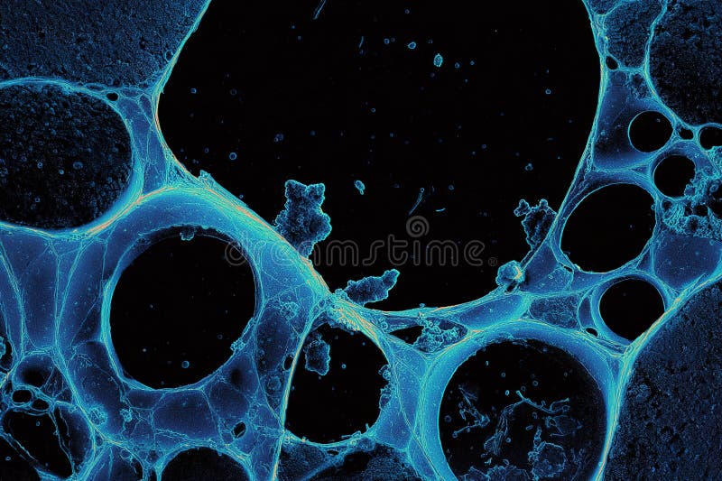 Microbial Life Captured Under Ultraviolet Light Reveals Intricate ...