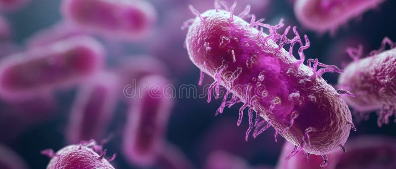 Microbial Life Under a Microscope Showcases Vibrant Bacteria in a ...