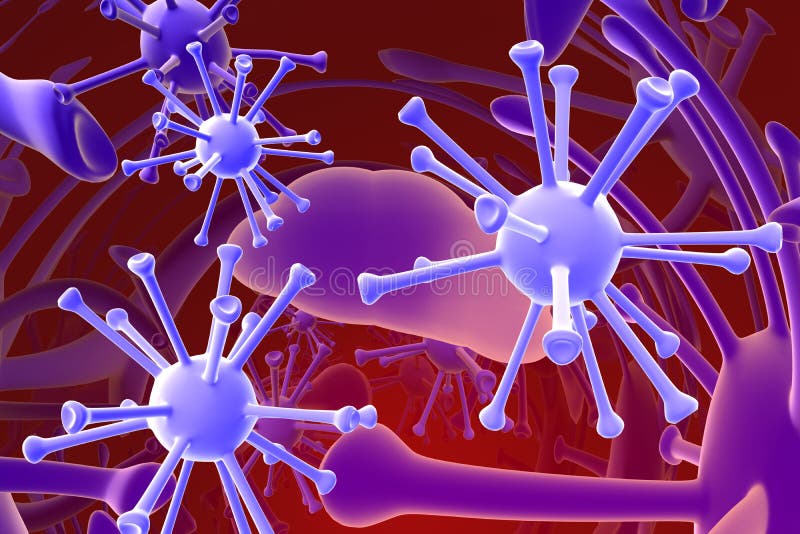 Microbio stock de ilustración. Ilustración de molecular - 7479694