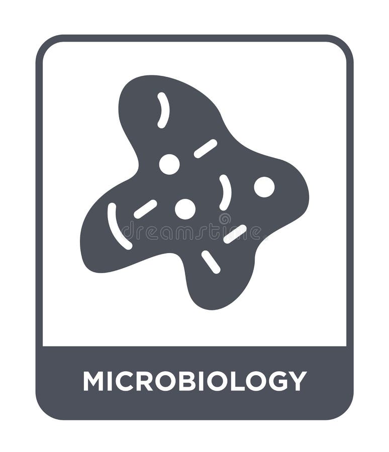 Microbiology Logo. Bacterial Microorganism In A Circle Color. Doodle ...