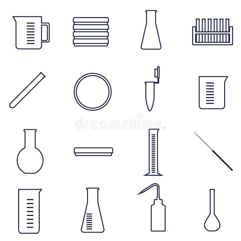 Microbiology icons stock vector. Illustration of analyzing - 60883758