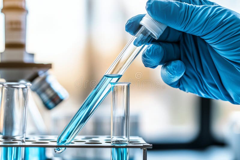 A Microbiology Laboratory Tests Water Samples for Microbial ...