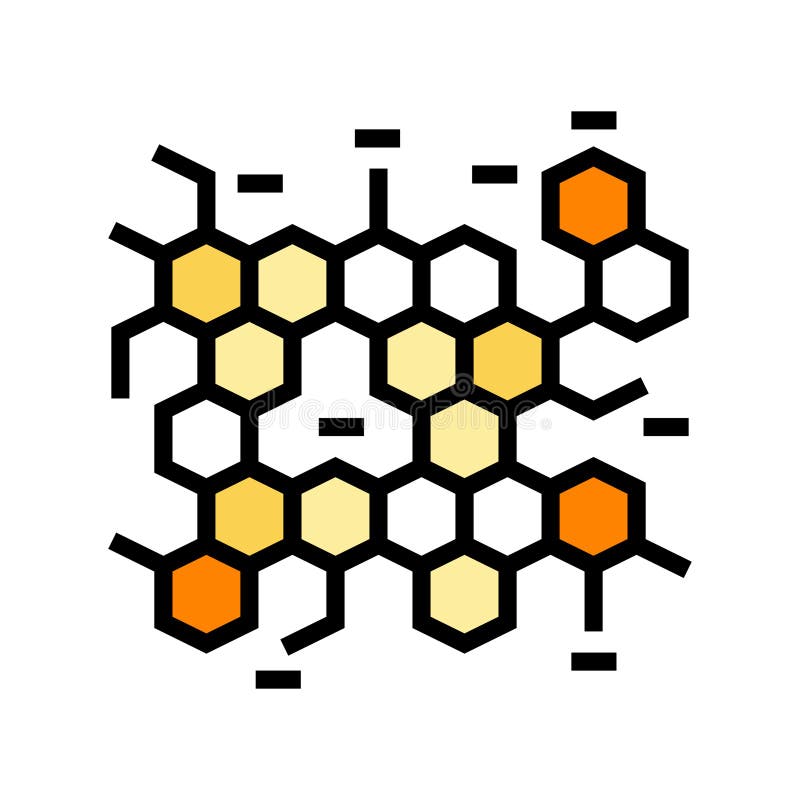 Microbiology Molecular Structure Color Icon Vector Illustration Stock ...