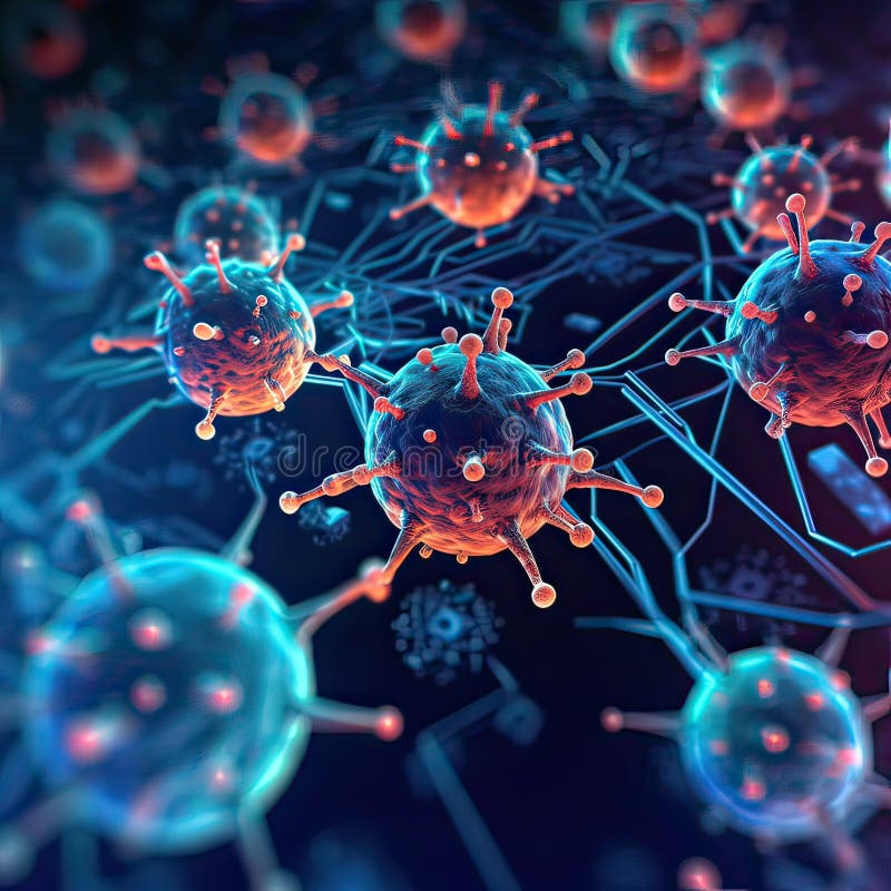 Microbiology and Small Spherical Bacteria with Virology Stock ...