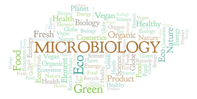 Microbiology word cloud. stock illustration. Illustration of chemistry ...