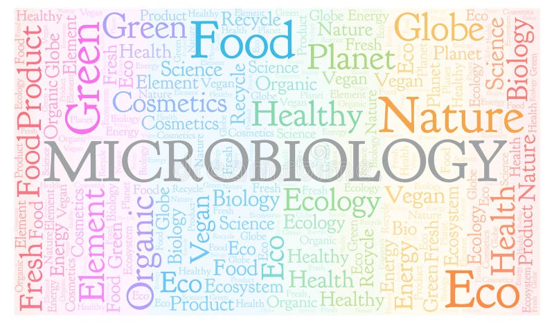 Microbiology word cloud. stock illustration. Illustration of natural ...