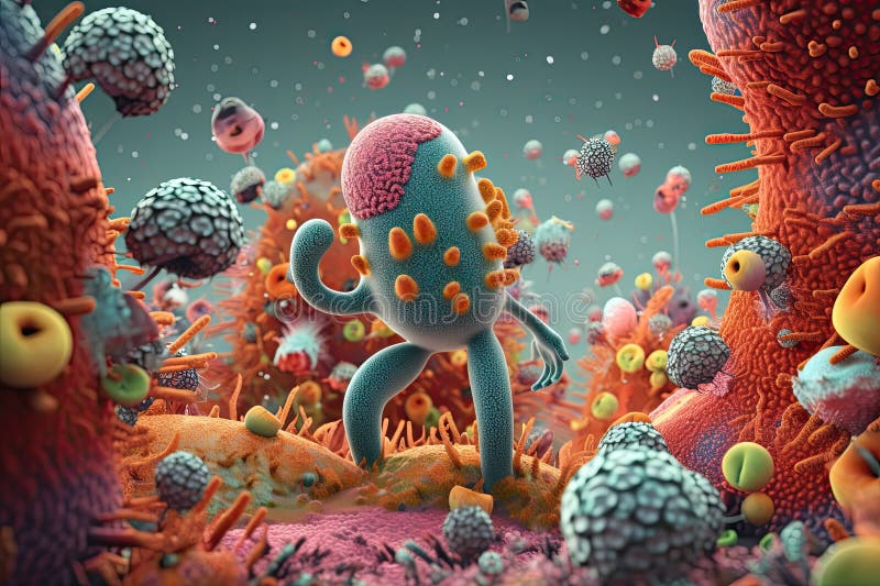 Cartoon Microbiome Stock Illustrations – 673 Cartoon Microbiome Stock ...