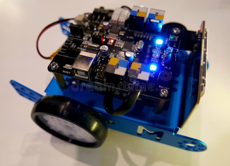 Microbit Robot Device for STEM Education in Hong Kong Stock Image ...