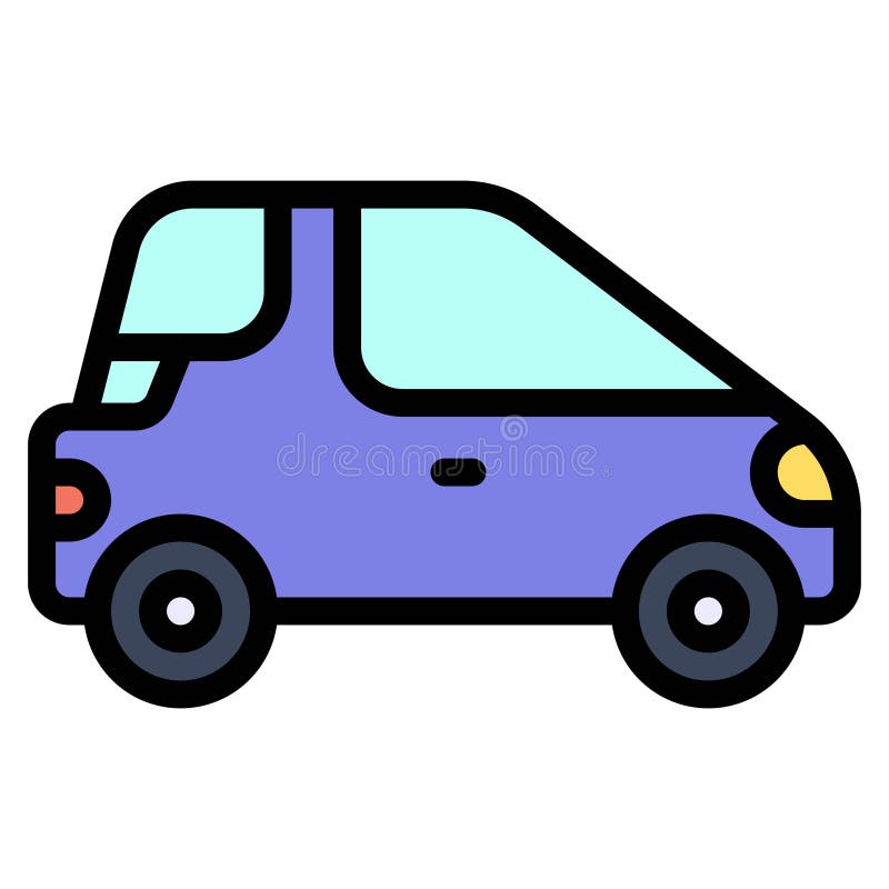 Microcar Icon, Transportation Related Vector Stock Vector ...