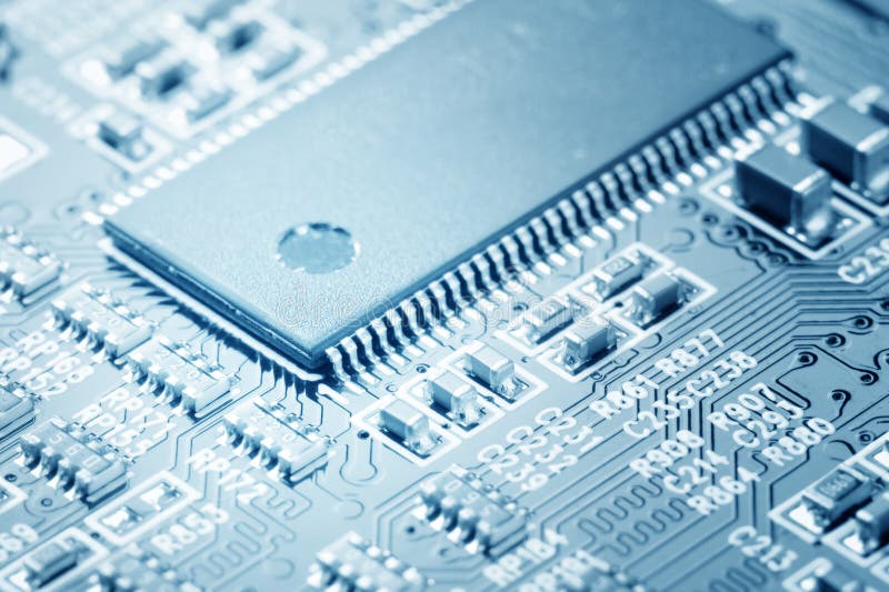 Microchip stock photo. Image of electronic, manufacturing - 21730676