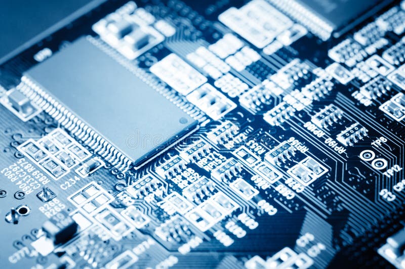 Microchip stock photo. Image of electronic, manufacturing - 21730676