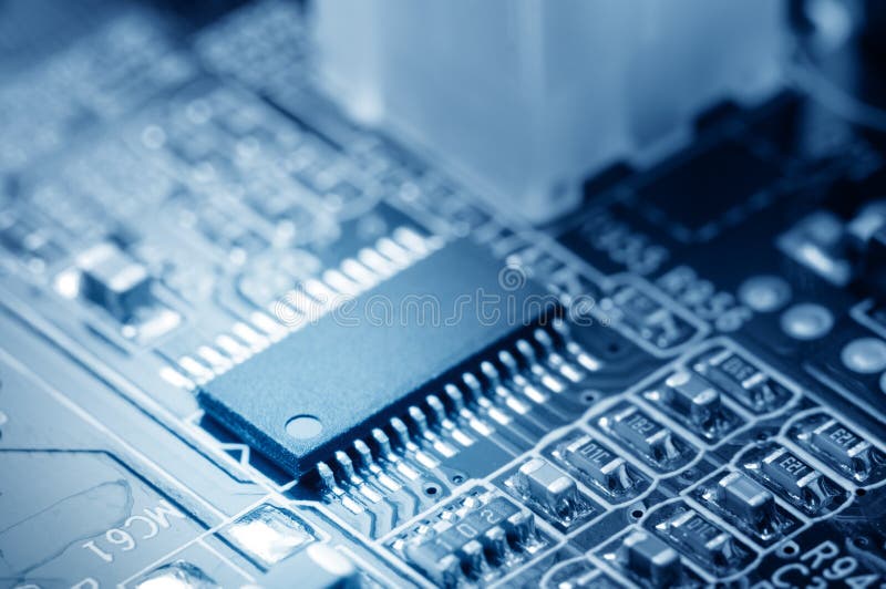 Microchip stock photo. Image of electronic, manufacturing - 21730676