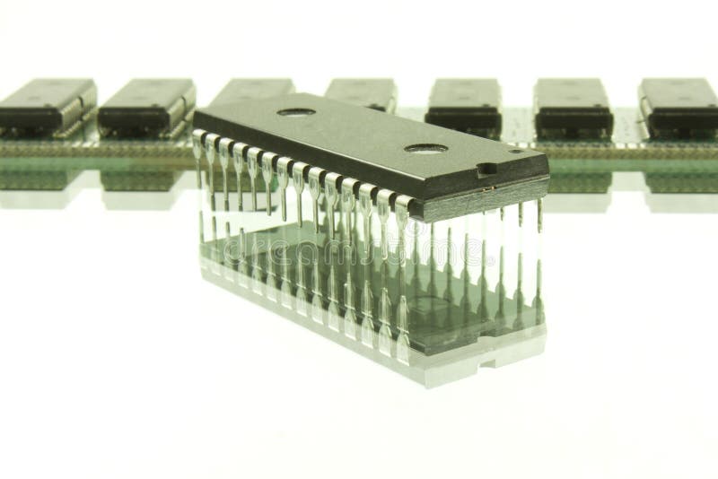Microchip stock photo. Image of processor, program, circuit - 27580208