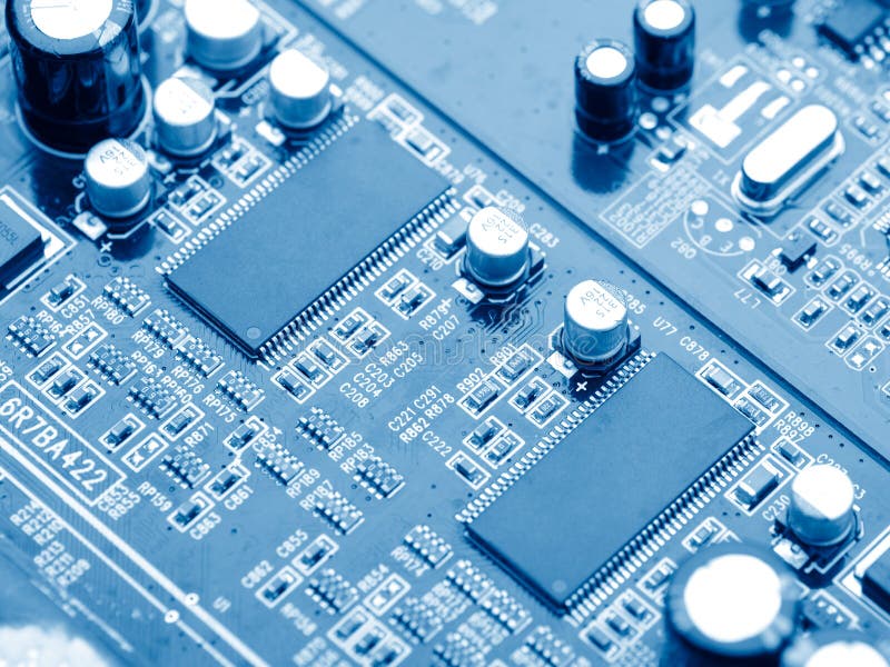 Microchip foto de archivo. Imagen de microprocesador - 38477850