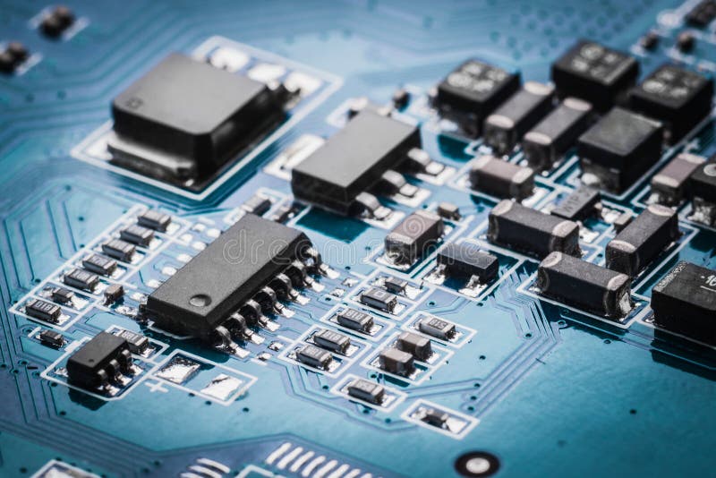 Microchip foto de archivo. Imagen de viruta, electrónico - 19638780
