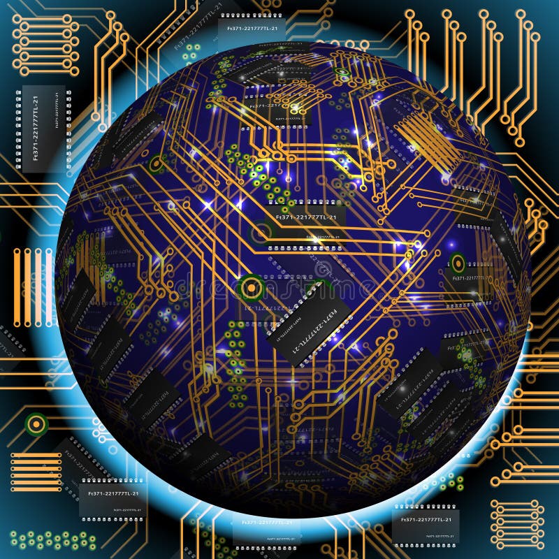 Microchip App Icon Microchip Stock Illustration - Illustration of audio ...