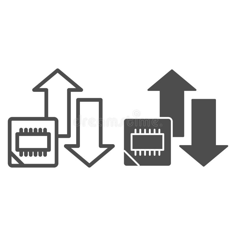 Throughput icon stock vector. Illustration of speed - 217599311