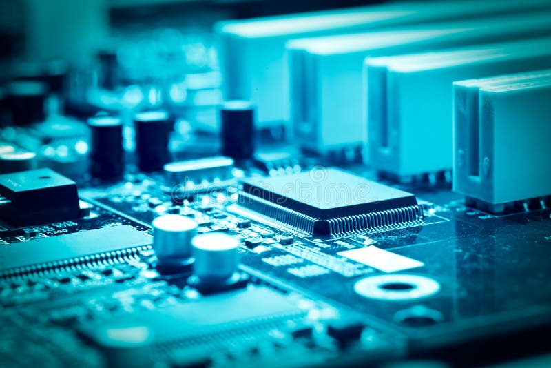 Microchip Stock Image Image Of Computer Information 38477715