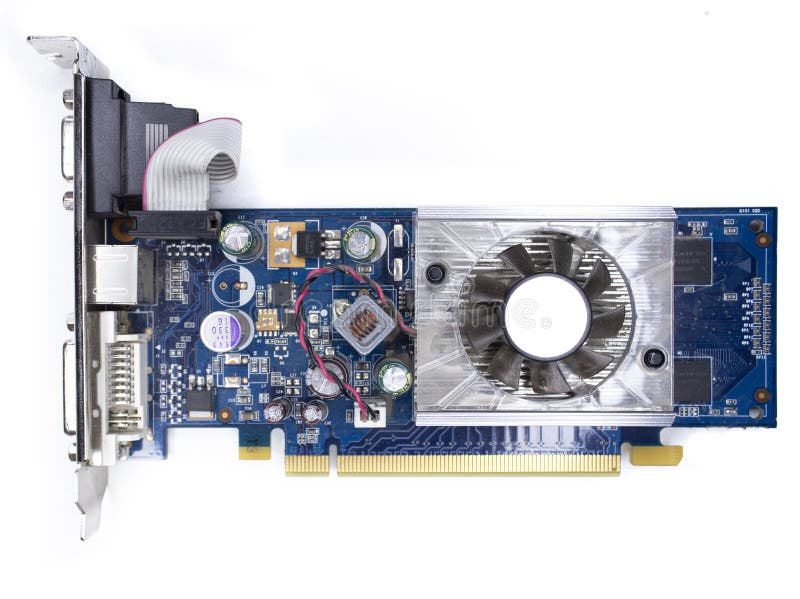 A Microchip with Components in Close-up. a Processor with Resistors ...
