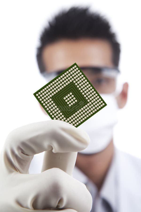 Microchip computer stock image. Image of analyzing, information - 23743191