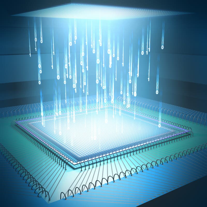 Microchip Concept stock photo. Image of circuit, network - 32990424