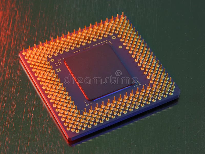 Microchip do computador foto de stock. Imagem de microprocessador - 826828