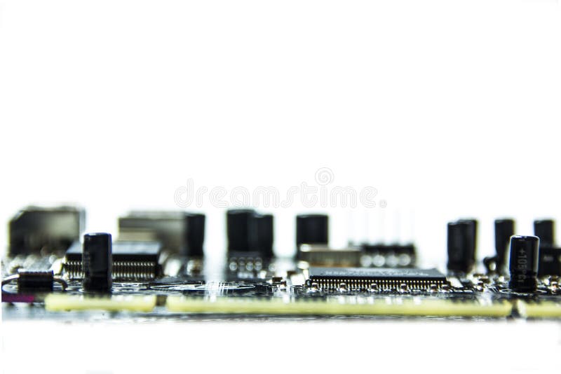 Microchip e transistor foto de stock. Imagem de microprocessador - 85851138