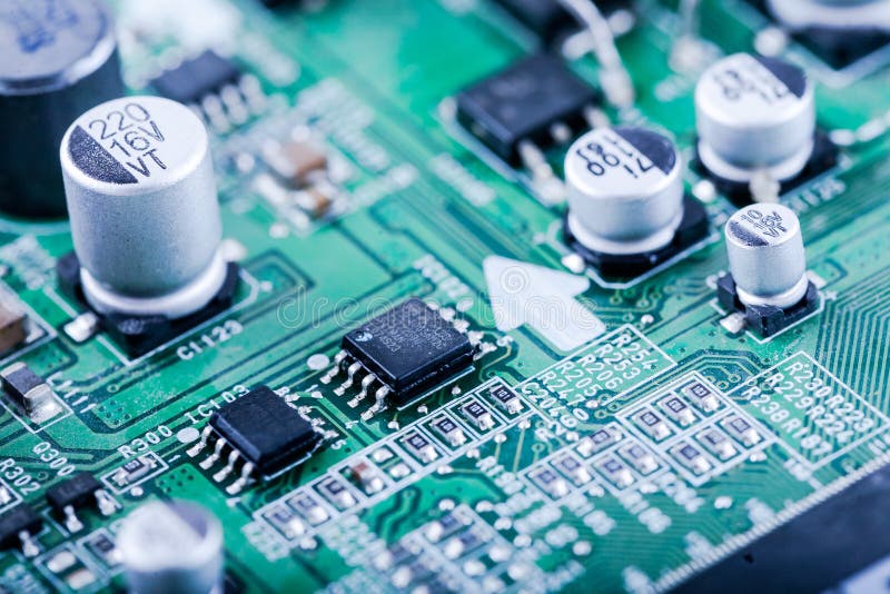 Microchip. stock image. Image of circuit, detail, binary - 46630209