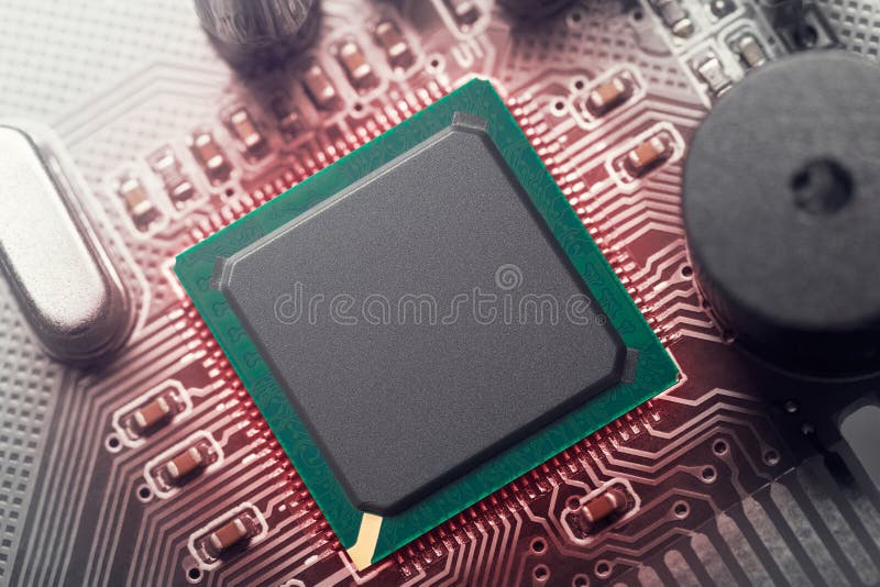 Microchip stock photo. Image of connection, engineering - 82684662