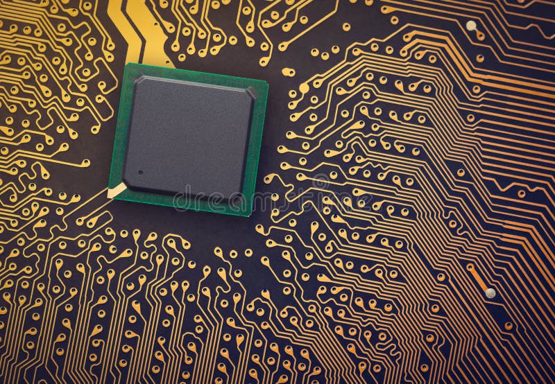 Microchip stock image. Image of microchip, circuitry - 82696625