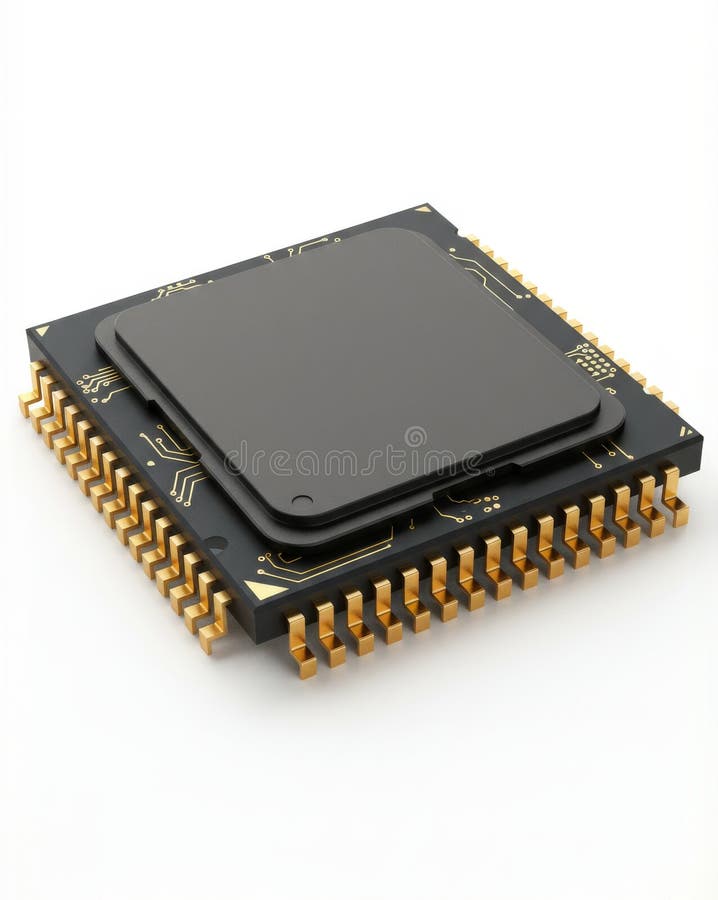 Microchip Hardware Film Graphic Border White Background Advanced ...