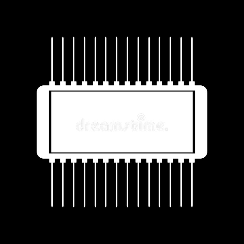 Microchip Black Stock Illustrations – 7,081 Microchip Black Stock ...