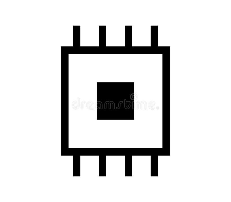 Illustrated Microprocessor Stock Illustrations – 17 Illustrated ...