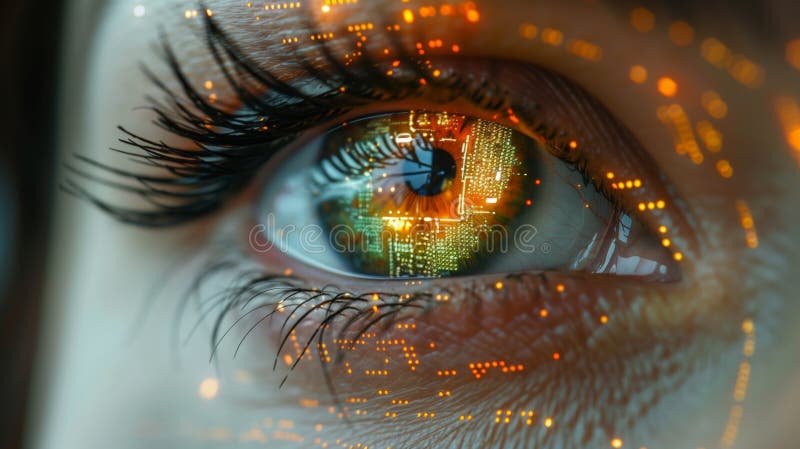 Microchip Implantation Enhancing Vision in Eye with Electronic ...