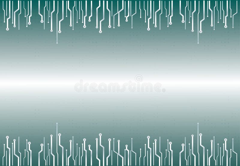 Microchip with the Lighting Backgrounds Stock Vector - Illustration of ...