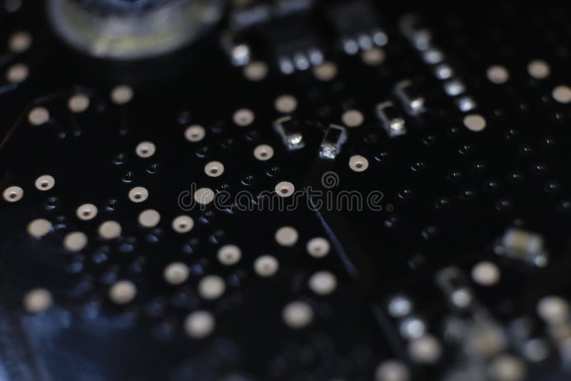 Microchip Macro Closeup Background Stock Image - Image of macro, iron ...
