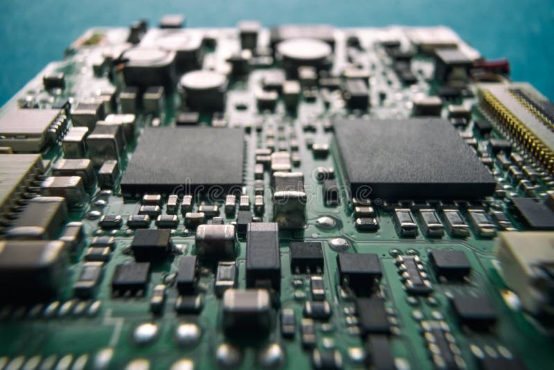 Microprocessore Integrato Del Microchip a Semiconduttore Sul ...