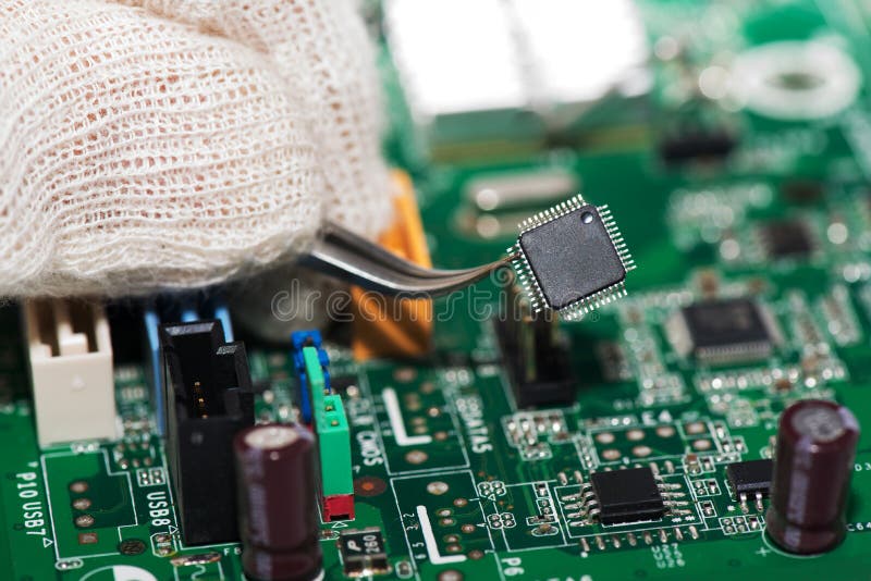 SMD, SMT Mounting Tool Head Stock Photo - Image of automatic, chip ...