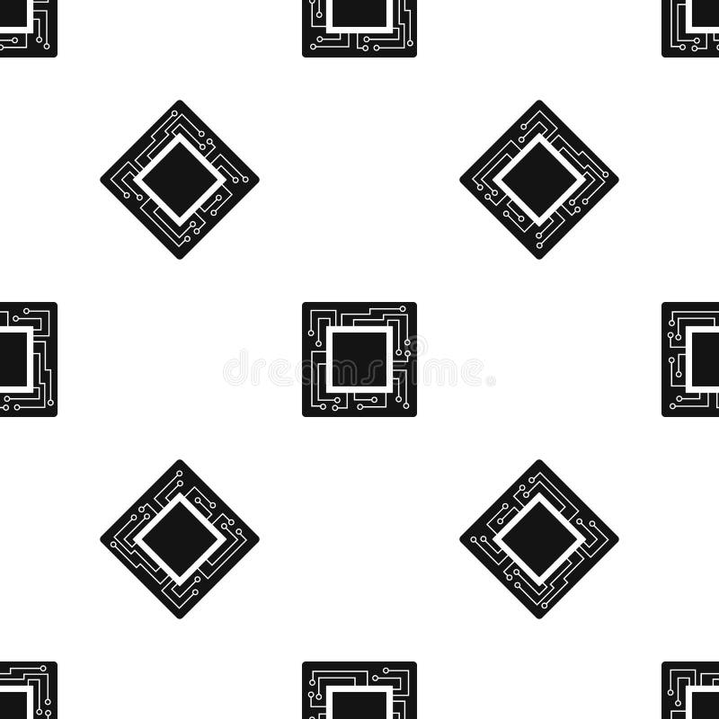 Microchip Pattern Seamless Black Stock Vector - Illustration of ... Microchip Pattern Seamless Black Stock Vector - Illustration of ...