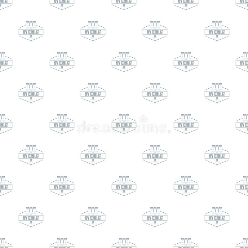 Microchip pattern seamless stock illustration. Illustration of ...