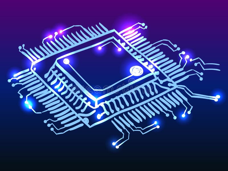 Motherboard Doodle Stock Illustrations – 314 Motherboard Doodle Stock ...