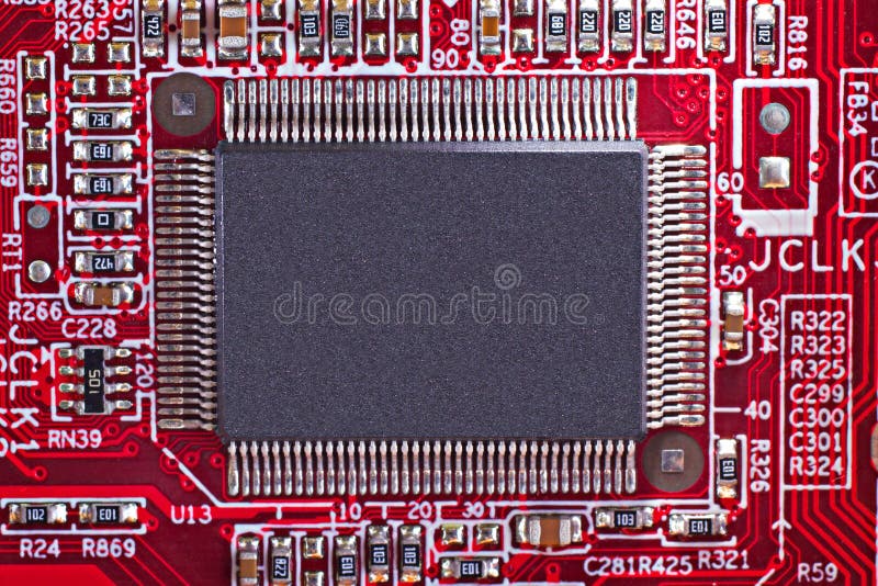 Microchip stock image. Image of technology, microcircuit - 41584999