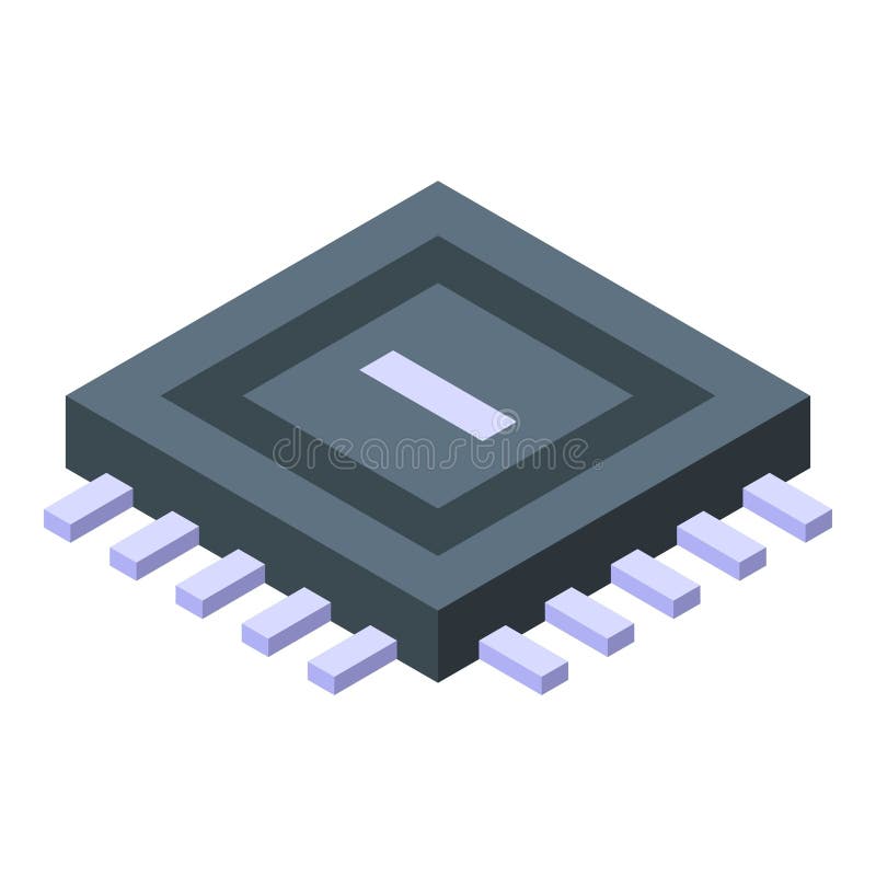 Microchip Showing Computing Power, Modern Technology Concept Stock ...